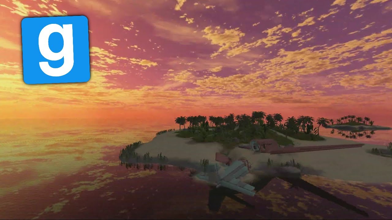 Garry's Mod Map Review: Sunset Island v2 / Sunrise Island v2 (Beautiful ...