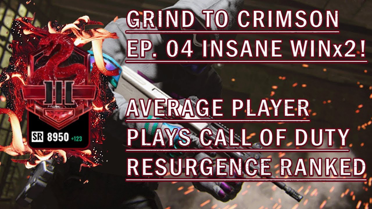 3 WINSTREAK IN DIAMOND LOBBIES !!! AVERAGE PLAYER GRIND to CRIMSON - COD RANKED RESURGENCE EP.04 ...
