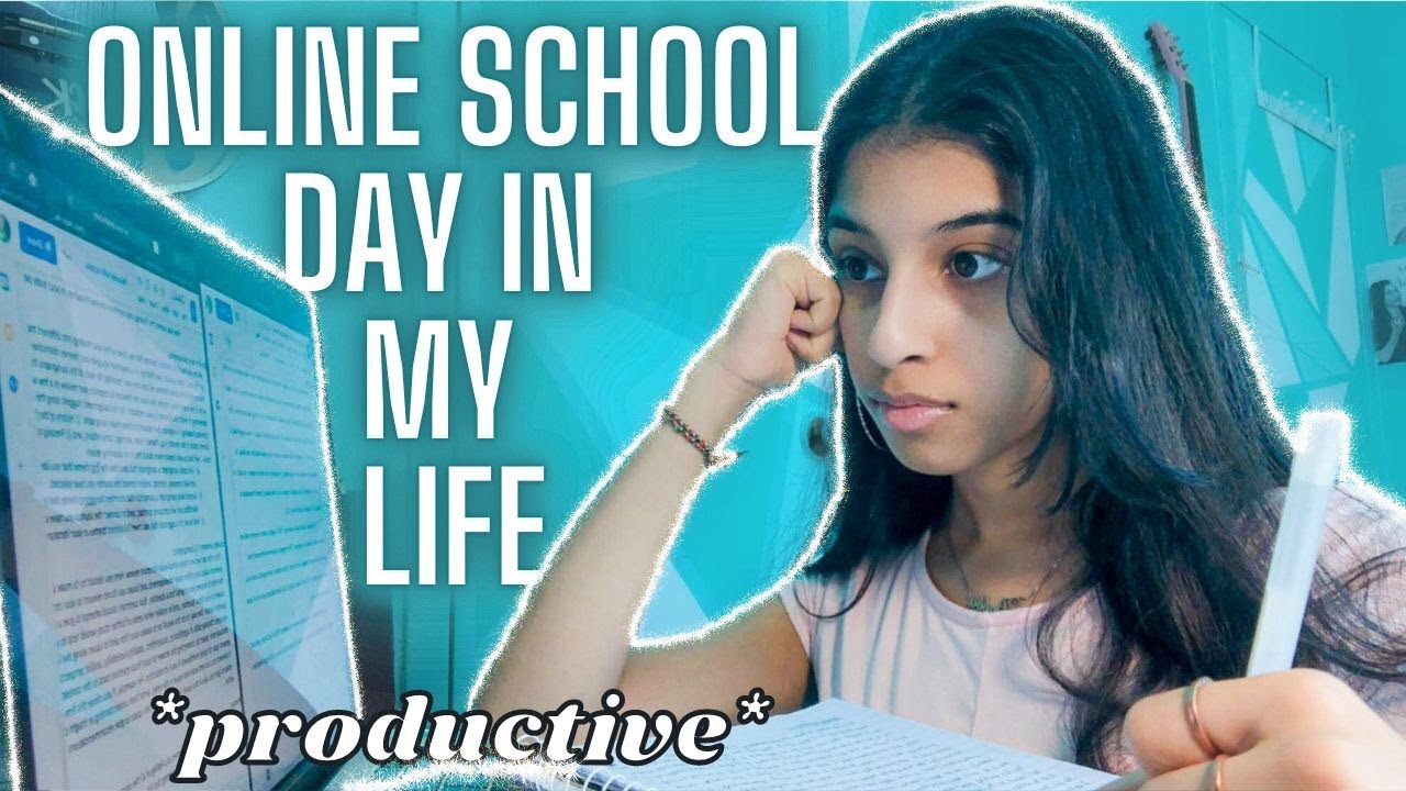 Online School Day In My Life 2021 *Productive* - YouTube