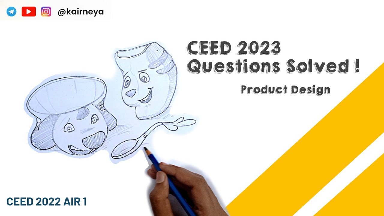 CEED 2023 questions solved | product design | CEED | NID | CEED 2022 ...