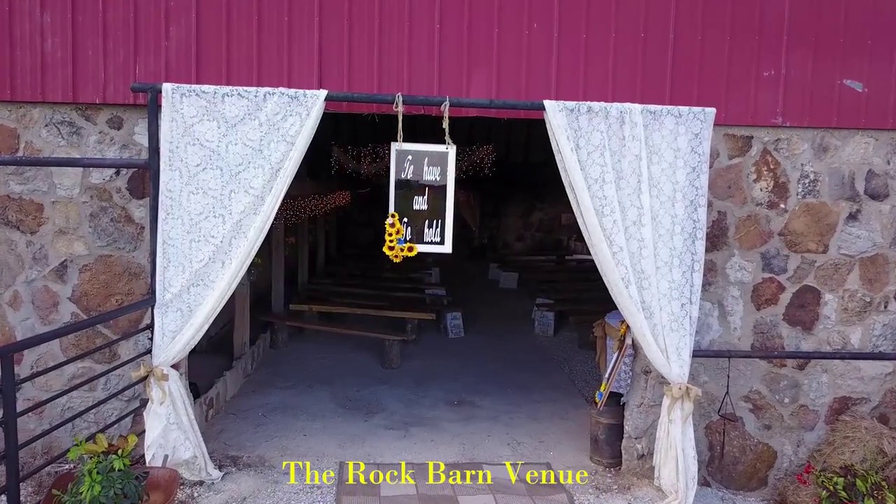 The Rock Barn Venue By Tri County Drone - YouTube