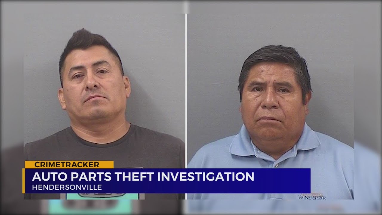 Tennessee auto parts theft investigation - YouTube