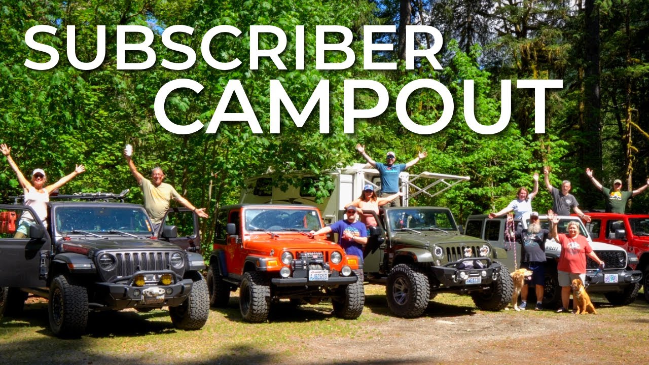 Subscriber Campout! | Ice Caves, Bonfire & Camp Pub Crawl - YouTube