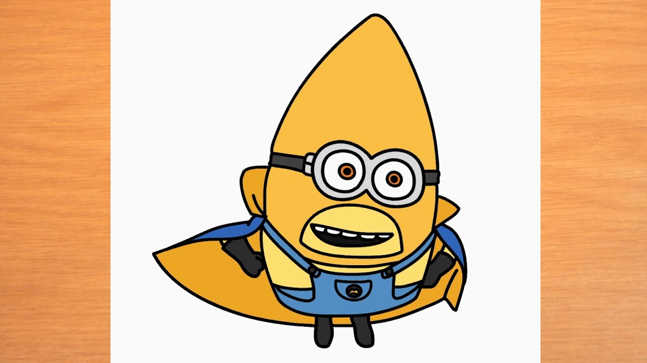 How to draw Mega Minion Gus from Despicable Me 4 step by step - YouTube