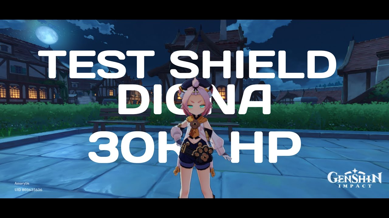 TEST SHIELD DIONA WITH 30K+ HP | Genshin Impact - YouTube
