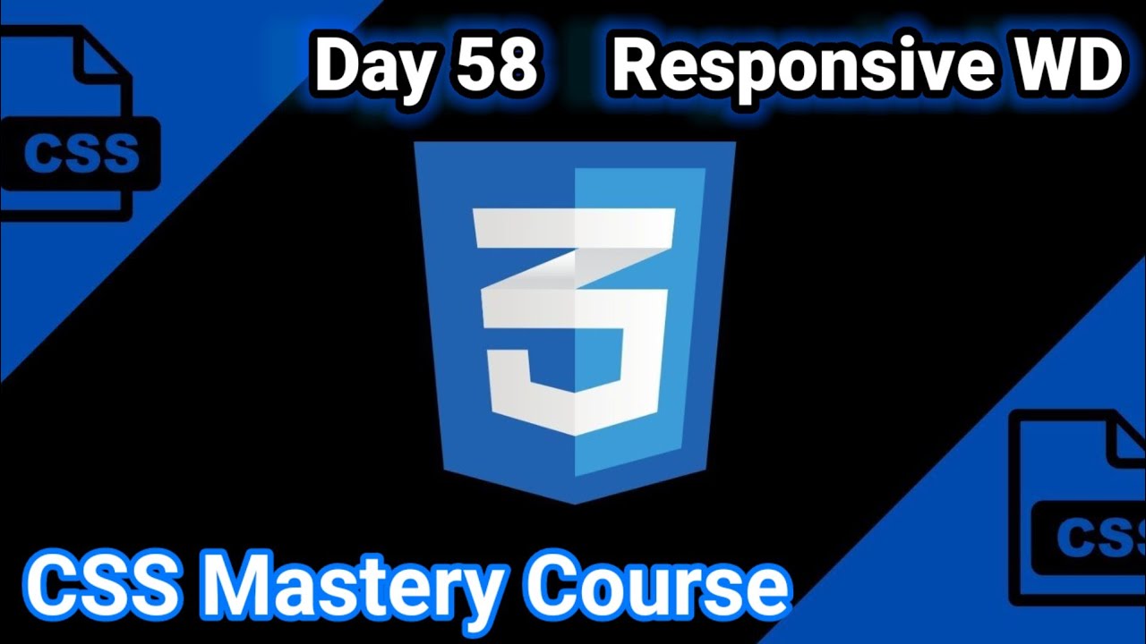 Why and What is RWD Day 58 Css Mastery Course in Hindi - YouTube