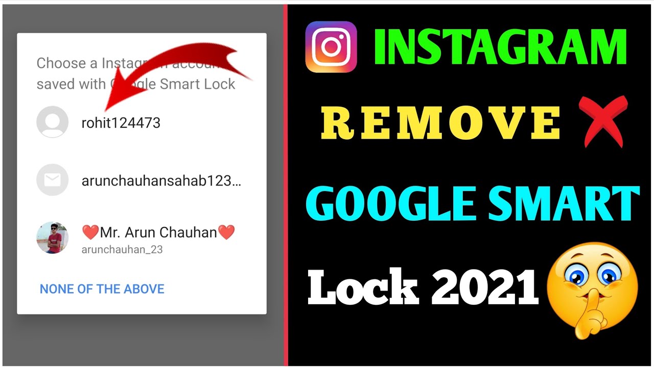How To Remove Google Smart Lock On Instagram Instagram Google Smart Lock Kaise Hataye 2021 how-to-remove-google-smart-lock-on-instagram-instagram-google-smart-lock-kaise-hataye-2021