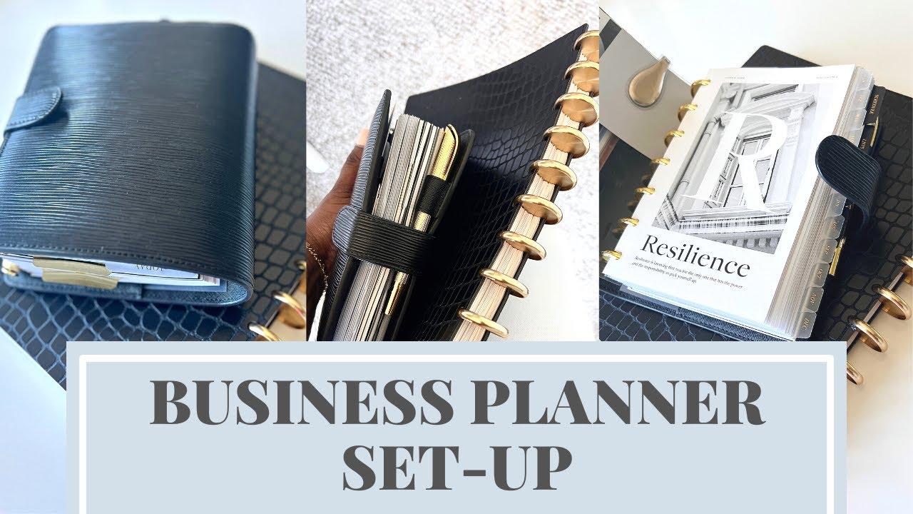 How I Organize My Business Planner For Maximum Efficiency - YouTube