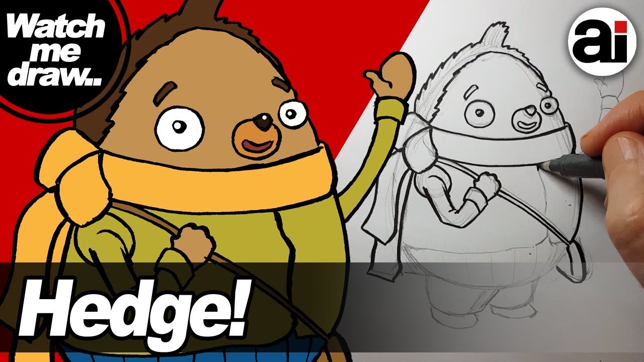 Watch Me Draw - Hedge from Tumble Leaf! - YouTube