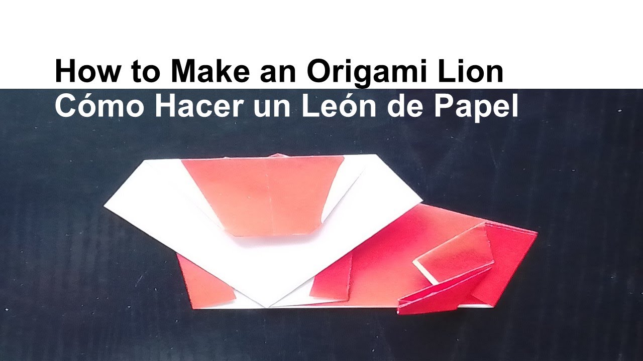 How to Make an Origami Lion 🦁, DIY Animal Arts & Crafts - Cómo Hacer un ...
