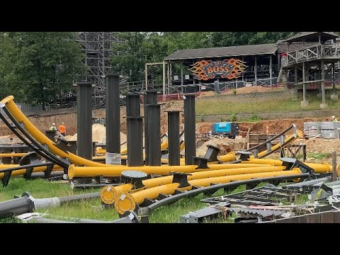 Rookie Racer | Six Flags St. Louis | Construction Update | July 2023 ...