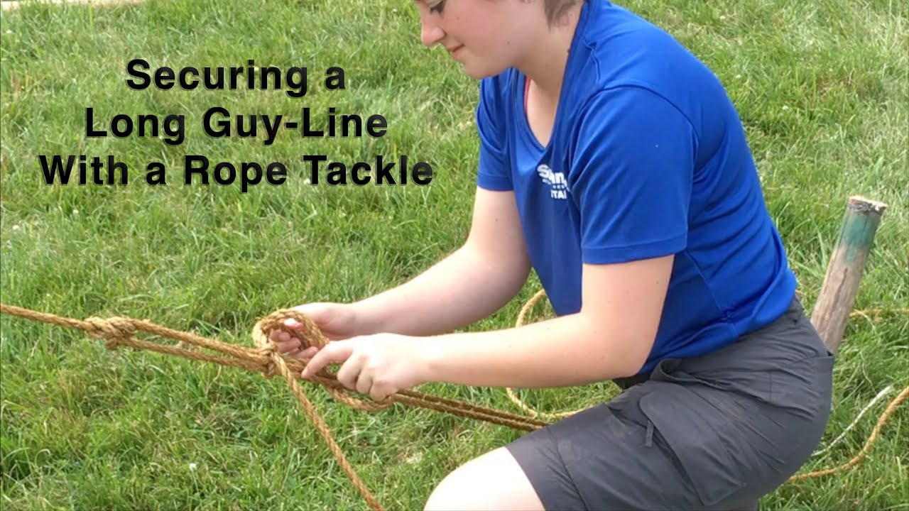 Scouting America: Rope Tackle at the Summit - Quick Demo - YouTube