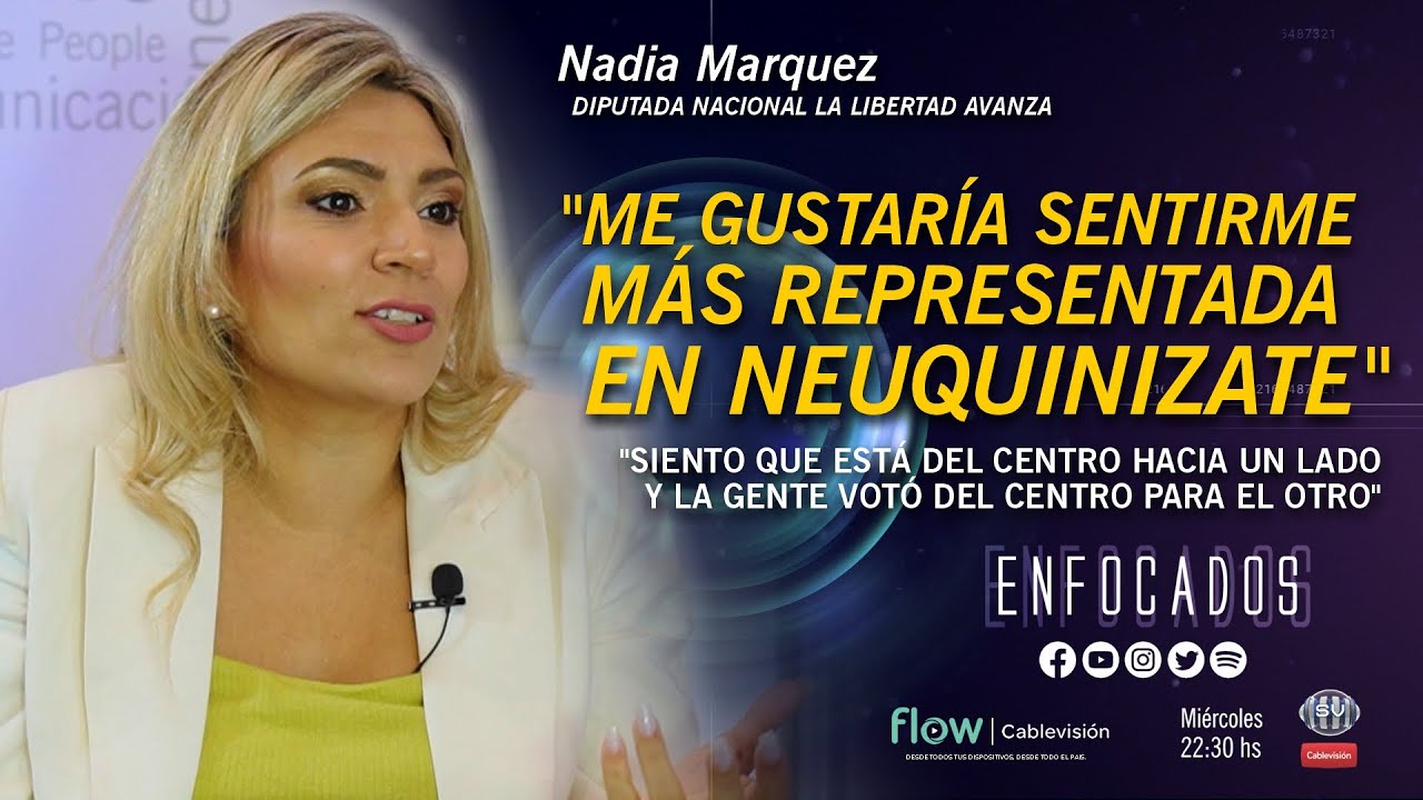 🔊"ME GUSTARÍA SENTIRME MÁS REPRESENTADA EN NEUQUINIZATE"🤔 Nadia Marquez ...