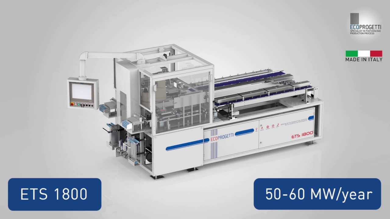 ETS 1800 - High Volume Tabber Stringer - YouTube