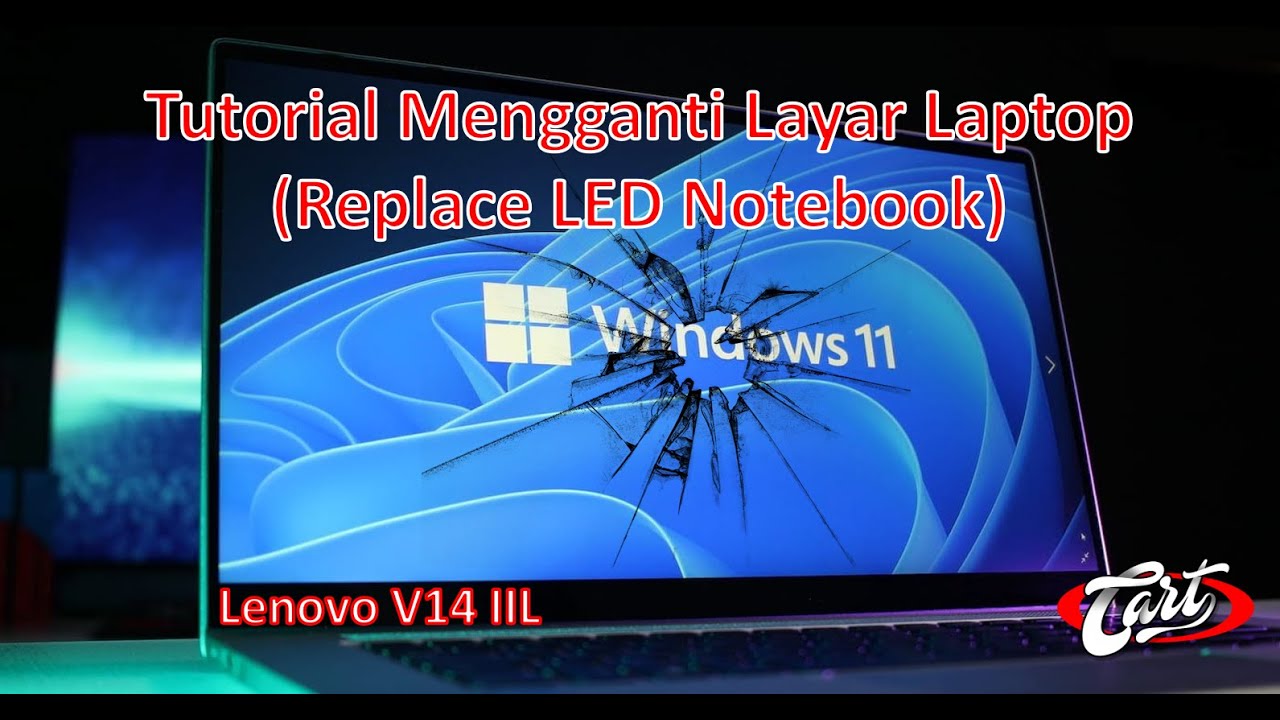 Replace Layar Laptop Lenovo V14 IIL - YouTube