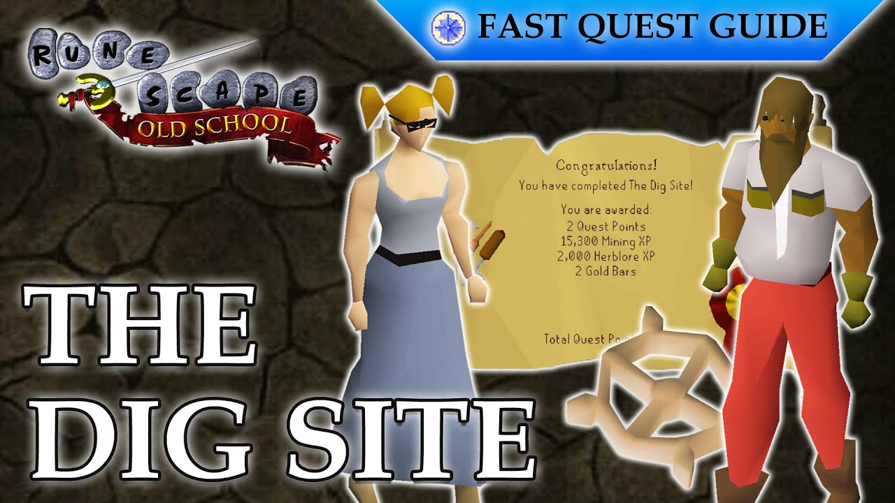 The Dig Site Quest | OSRS Quality Quick Guide [2024] - YouTube