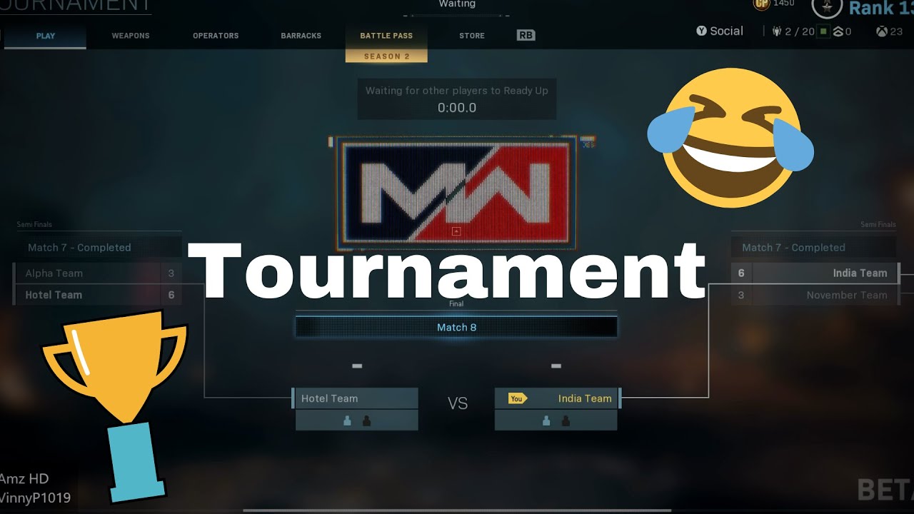 TOURNAMENT MODE (Modern Warfare) - YouTube