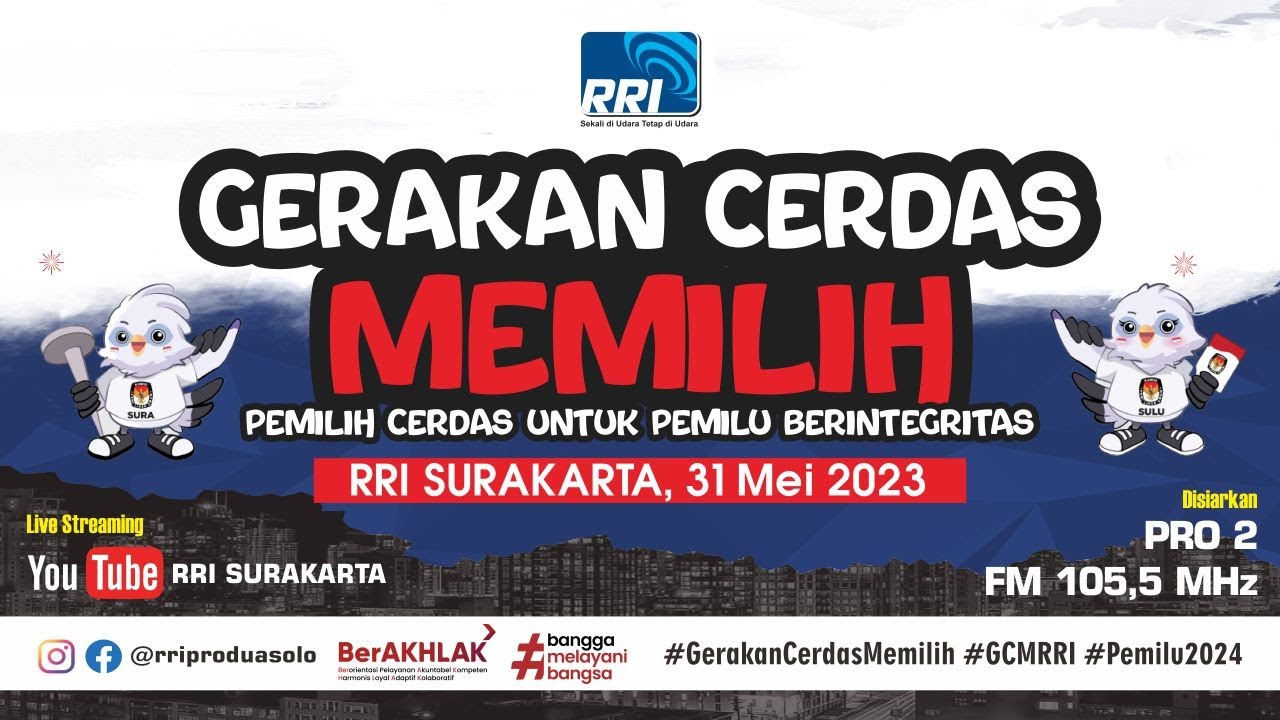GERAKAN CERDAS MEMILIH RRI SURAKARTA - YouTube