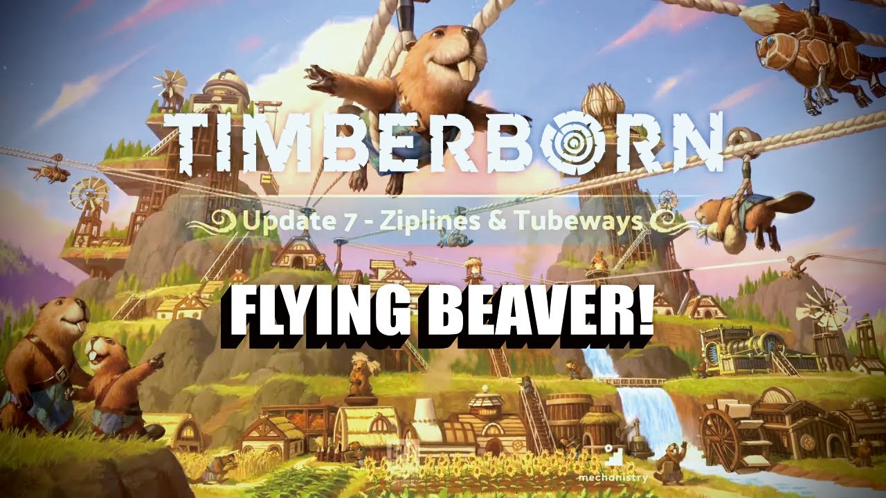 Update 7 Bikin Seru! Ada Transportasi dan Terrain 3D! - Timberborn 3rd Series〔1〕 - YouTube