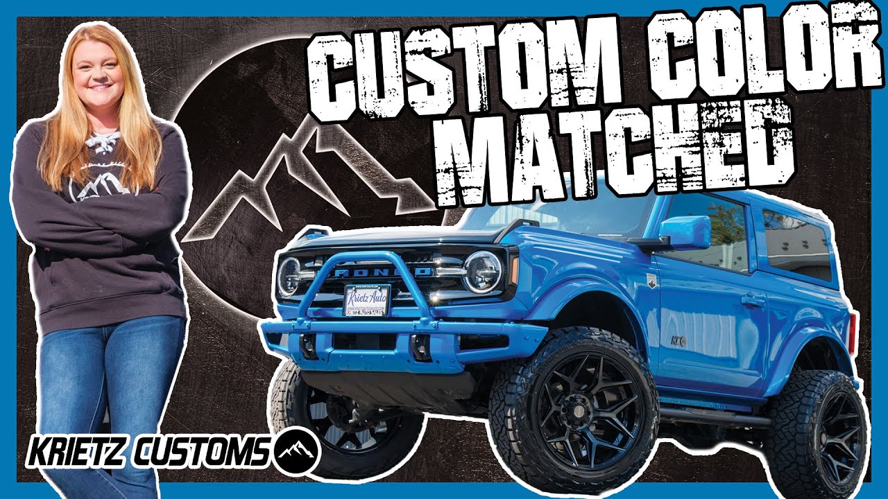 Custom Color Match Options for the Ford Bronco || Lifted 2022 Ford ...