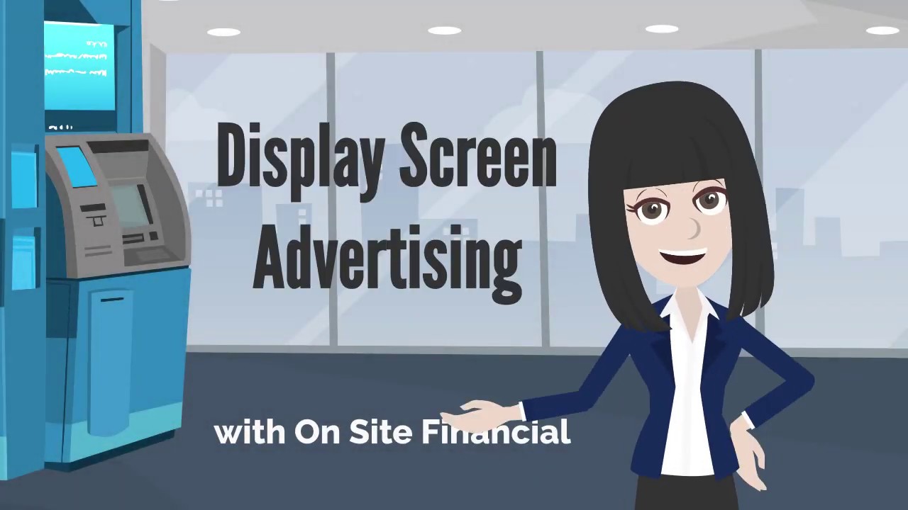 Display Screen Marketing with ATM toppers - YouTube