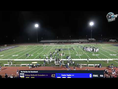 Exeter Eagles v Bishop McDevitt Crusaders Playoff Football, November 14th, 2025 7 PM