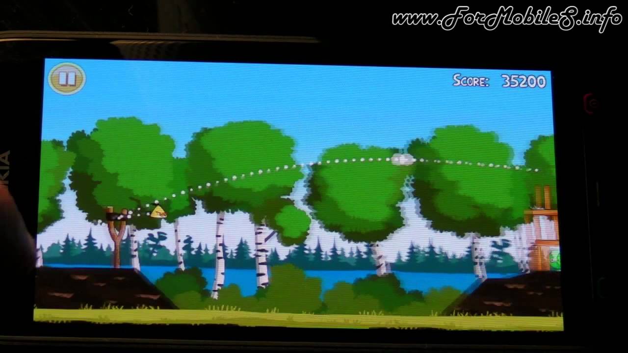 Nokia 808 PureView - Demo gameplay Angry Birds (Free with Magic) - YouTube