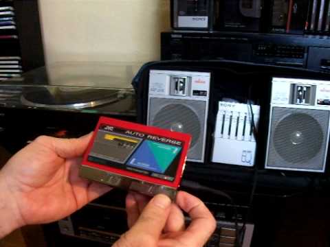 JVC Cassette Walkman 1987 model CX5 in rare RED - YouTube