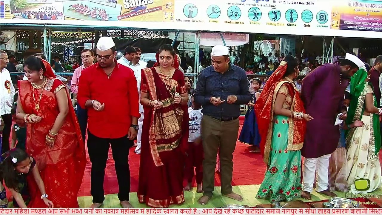 Patidar Samaj Nagpur Live Garba # Day - 4 / 02-10-2019 - YouTube