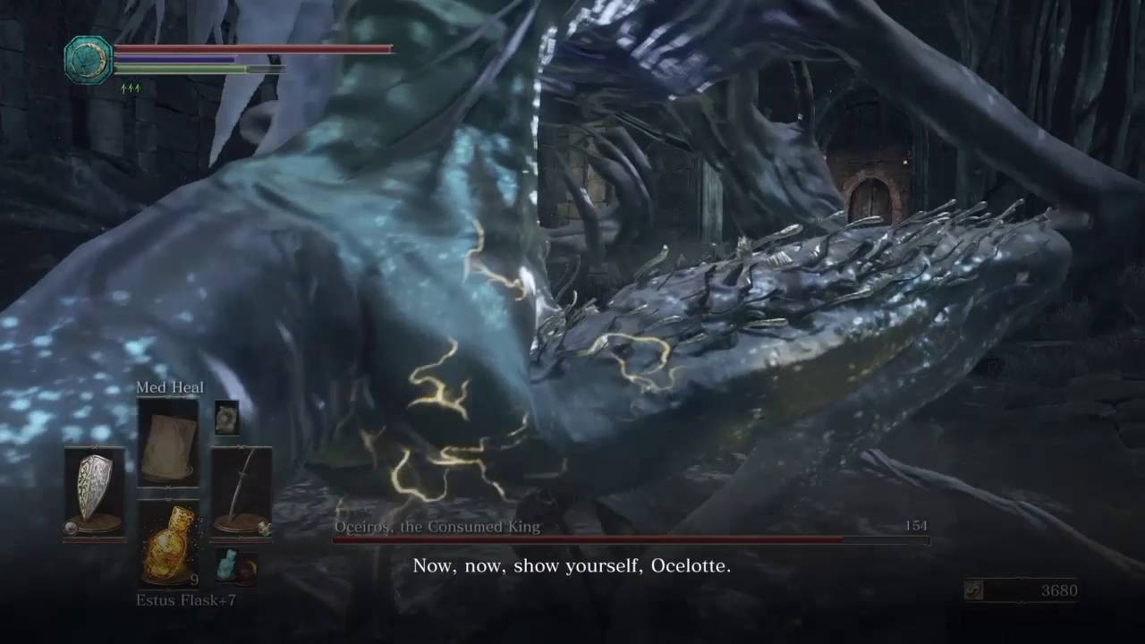 DS3 Oceiros The Consumed King Boss Fight - YouTube