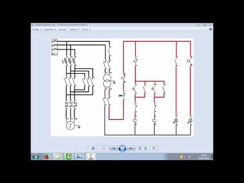 schema double sens de marche moteur - YouTube
