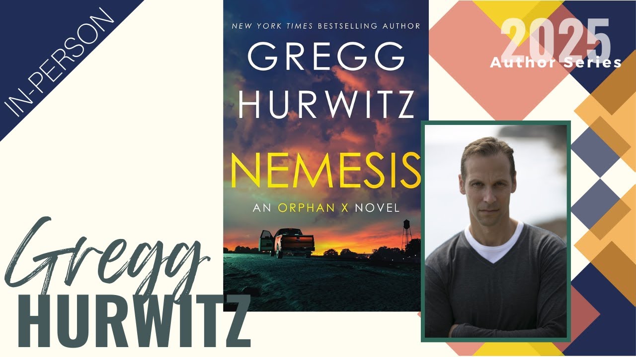 Author Series | Gregg Hurwitz | Nemesis - YouTube