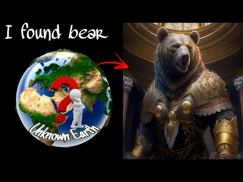 I Found bear🐻in Google earth🌍 #Unknown Earth