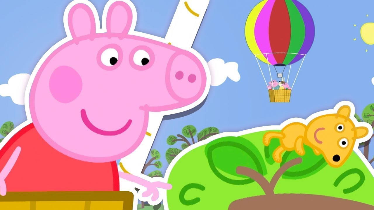 Peppa Pig Takes A Balloon Ride 🐷 🎈 Peppa Pig Official Channel Family ...