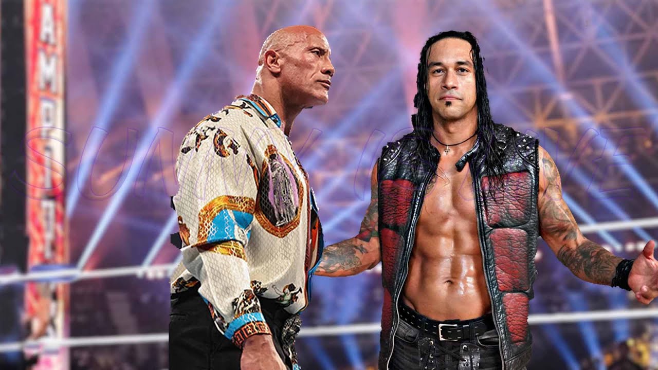 The Rock vs Damian Priest Match - YouTube