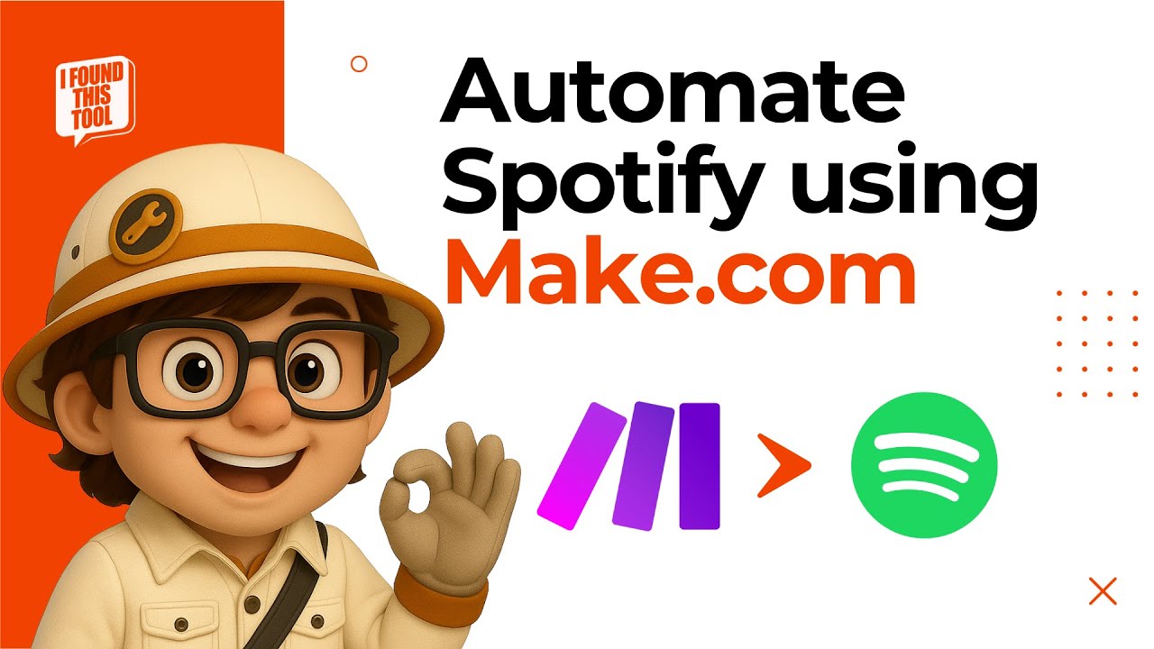 Add Your Favorite Tracks to a Playlist | Spotify Automation with Make.com | No Code School - YouTube