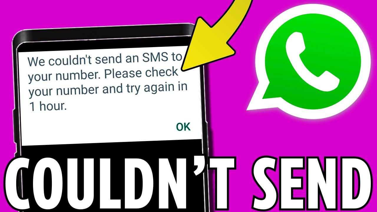 FIX We Couldn’t Send SMS To Your Number, Please Check Your Number and ...