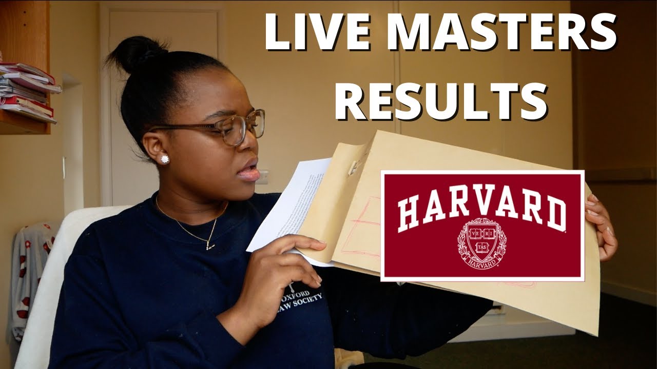 Opening my first 'exam' results at Harvard. LIVE REACTION: Harvard ...