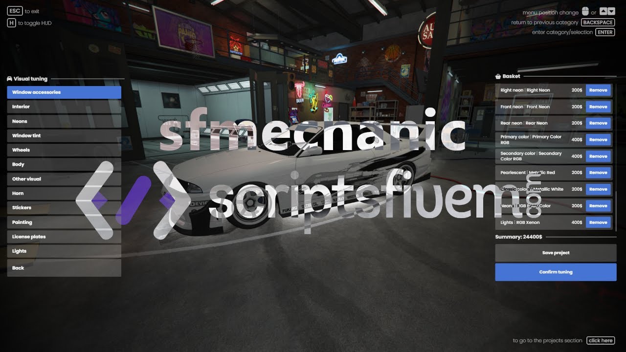 sfmechanic - Tuning menu and Mechanic job for your FiveM Server 🔧 - YouTube