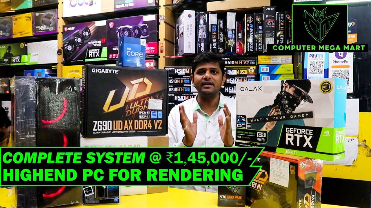 HIGHEND PC FOR RENDERING @ 1,45,000/- | Computer Mega Mart | SP Road ...