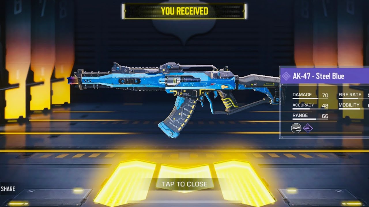 Dominating with the New Legendary AK-47 - Steal Blue(Great Content ...