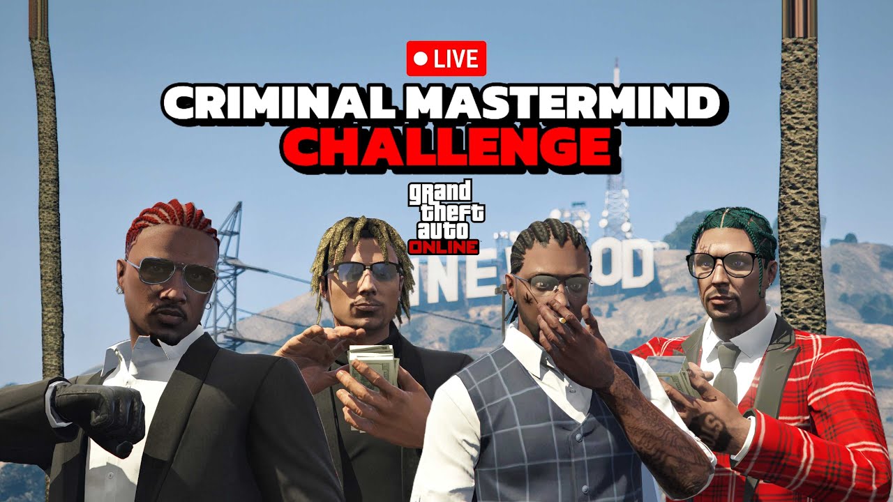 GTA Online Heists $10,000,000 Criminal Mastermind Challenge | W/THE ...