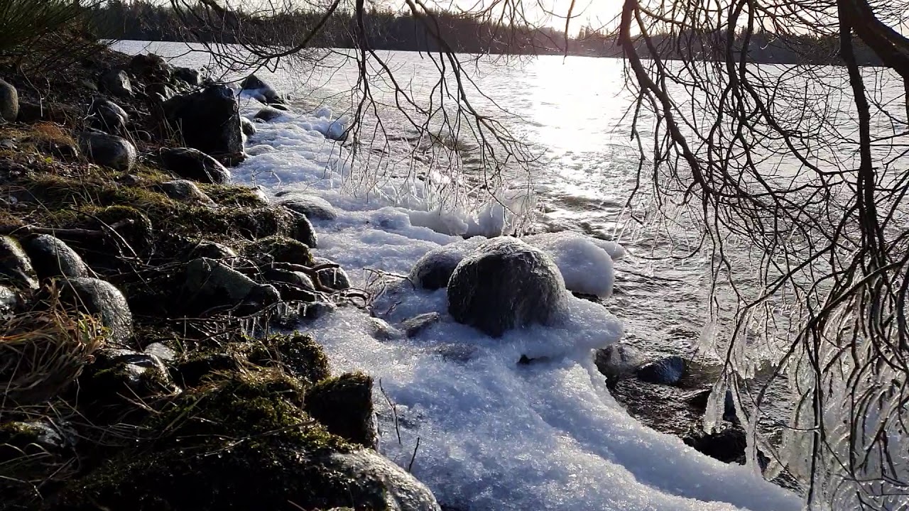 Finnish lake scenes on Jan 25, 2020 - YouTube
