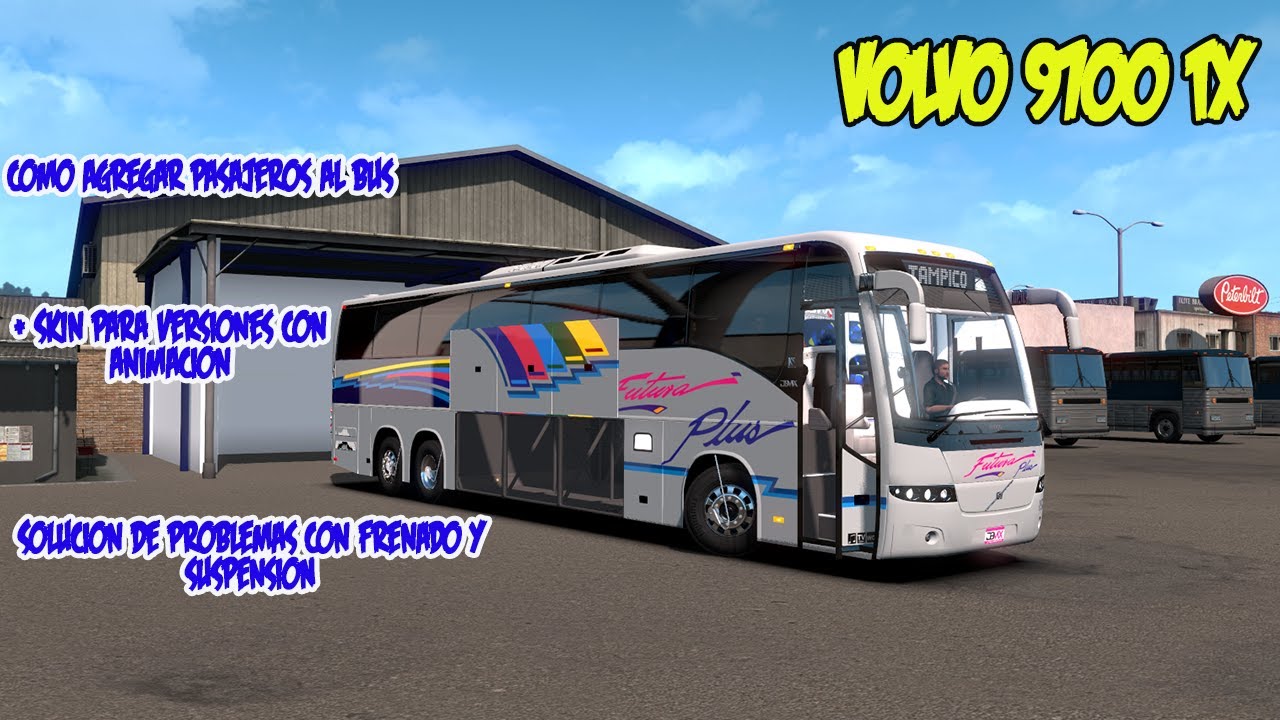 American Truck Simulator Volvo 9700 TX DBMX ATS y ETS2 1.37│Mod bus ...