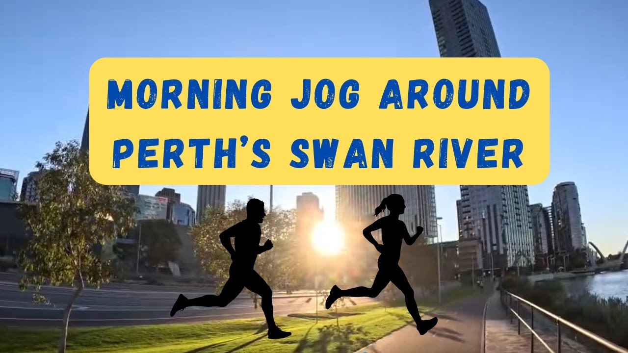 Running /Jogging POV around the Swan River Perth - YouTube