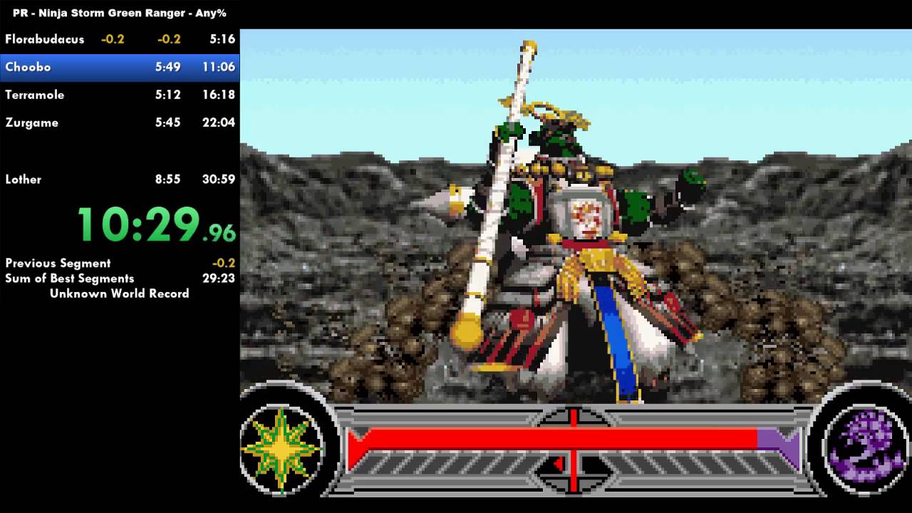 Power Rangers Ninja Storm Green Samurai Ranger (Any% WR 29:57) - YouTube