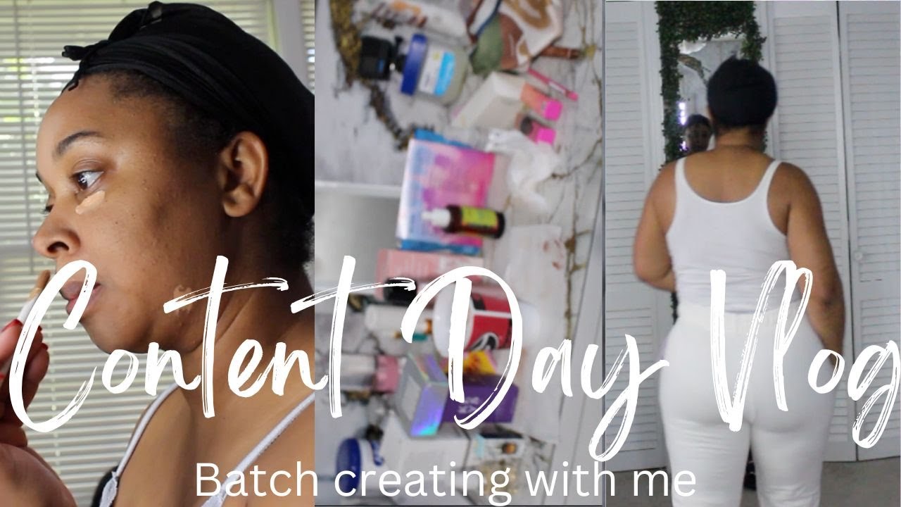 Content Day Vlog |BTS| Try on hauls, Makeup and removing makeup| Rant ...