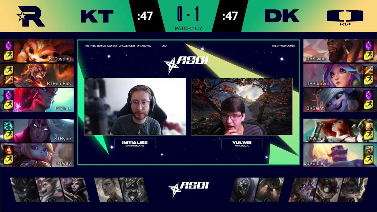 KT.C vs. DK.C - Game 2 | Knockout Stage | ASCI 2024 (English cast) | 18 ...