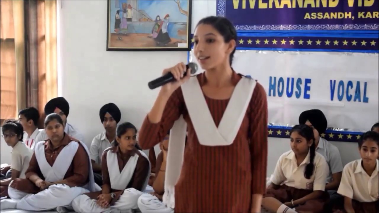 Inter House Vocal Competition Part 2 | VVN Assandh | 2017 | - YouTube