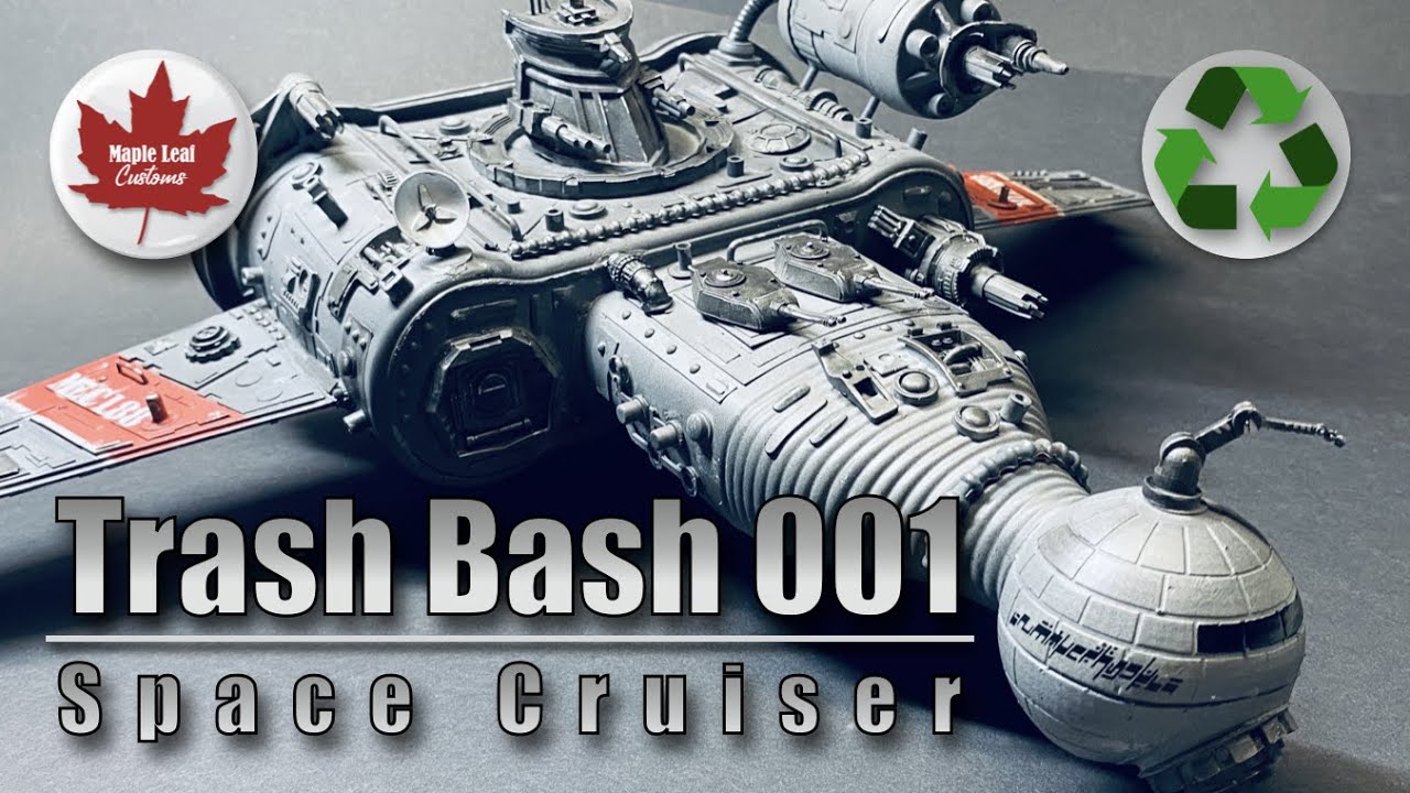Trash Bash Space Cruiser (188) made by upcycling plastic containers ...